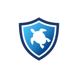 Turtle conservation icon or logo template Vector Image