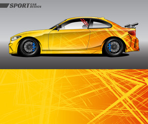 Racing Car Wrap - Abstract Texture Royalty Free Vector Image
