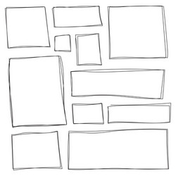 Freehand Rectangle Vector Images (over 1,400)