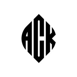 Ack logo letter design Royalty Free Vector Image