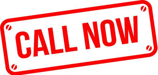 Call now label template design Royalty Free Vector Image