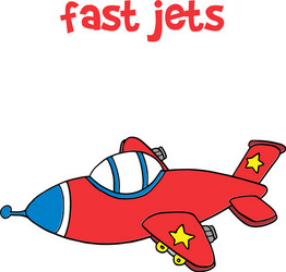 Cartoon airplane Royalty Free Vector Image - VectorStock