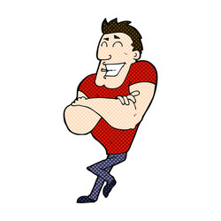 Cartoon Comic Guy Muscle Vector Images (over 730)
