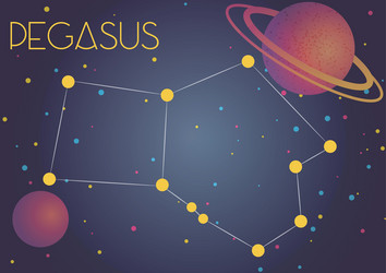 Pegasus Constellation Vector Images (73)