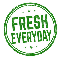 Everyday is a fresh start motivational poster Vector Image