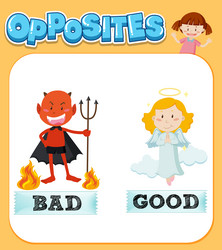Opposites Good Bad Vector Images (over 260)