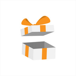 Opened gift box Royalty Free Vector Image - VectorStock