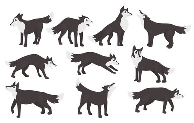 Wolf Pack Vector Images (over 500)