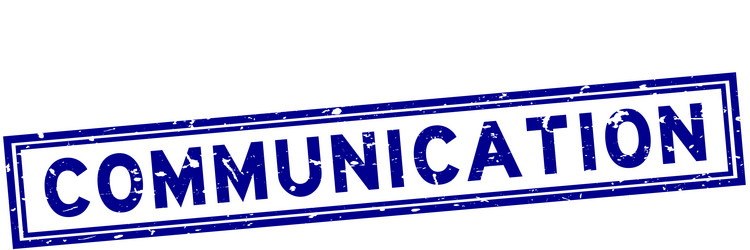 Grunge blue translated word rubber seal stamp Vector Image