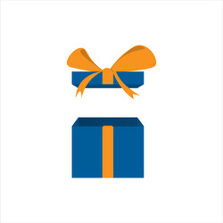 Opened gift box Royalty Free Vector Image - VectorStock