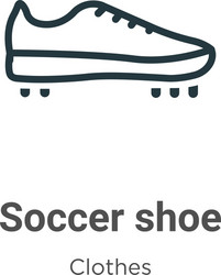 Ankle boots outline icon thin line black Vector Image