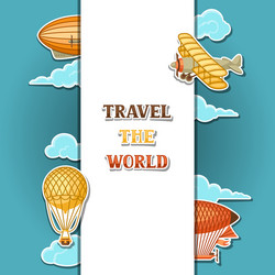 Retro travel Royalty Free Vector Image - VectorStock