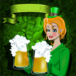 Beer Girl Vector Images (over 4,200)