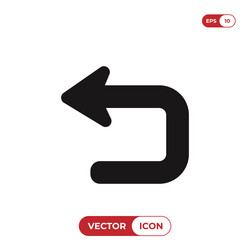 Return button icon Royalty Free Vector Image - VectorStock