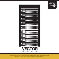 Data center design Royalty Free Vector Image - VectorStock