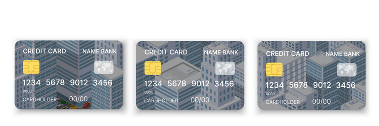 Abstract debit card pattern background Royalty Free Vector