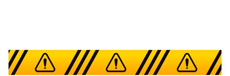 Banner with attention please red Royalty Free Vector Image