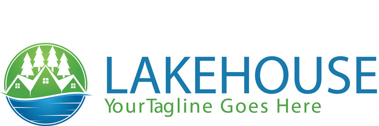 Welcome to the lake house sign Royalty Free Vector Image