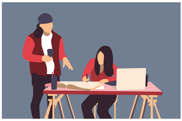 Business and finance flat Royalty Free Vector Image