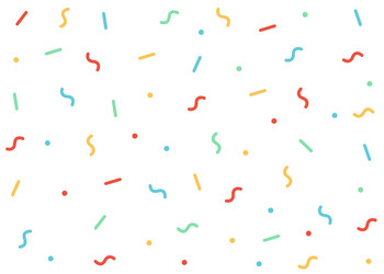 Colorful confetti seamless repeat pattern Vector Image