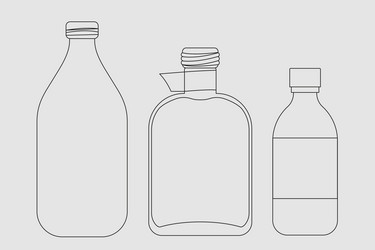 Bottle Outline Bottles Vector Images (over 160,000)