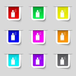 Graffiti spray can sign icon aerosol paint symbol Vector Image