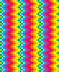 Pixel rainbow abstract diagonal seamless Vector Image