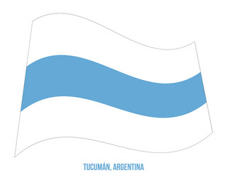 Tucuman flag on white background Royalty Free Vector Image