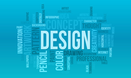 Business concept background design word cloud Vector Image