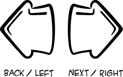 Icon arrows direction indicators colored Vector Image