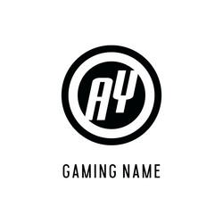 Initial ok logo concentric circle line clean and Vector Image