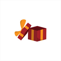 Opened gift box Royalty Free Vector Image - VectorStock