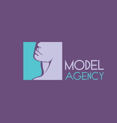 Model logo Royalty Free Vector Image - VectorStock