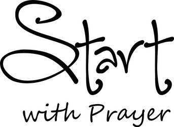 Faith word christian religious calligraphy text Vector Image