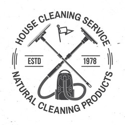 Set of retro carpet cleaning labels and emblems Vector Image
