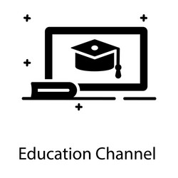 Education channel Royalty Free Vector Image - VectorStock
