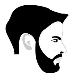 Facial shot Royalty Free Vector Image - VectorStock