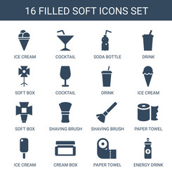 22 soft icons Royalty Free Vector Image - VectorStock