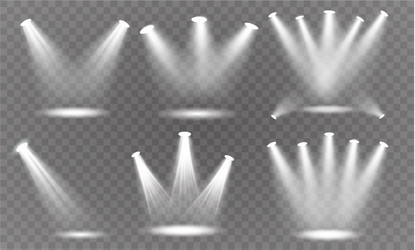 Spotlight light Royalty Free Vector Image - VectorStock