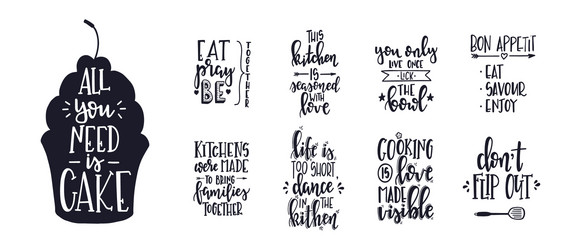 Kitchen Sayings Vector Images (over 1,100)