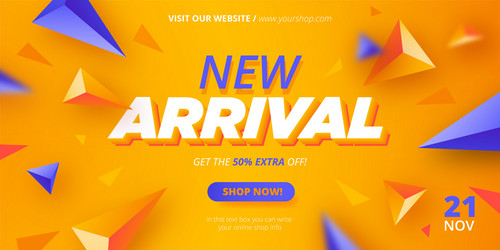 New Arrival Banner Background Vector Images (over 4,300)