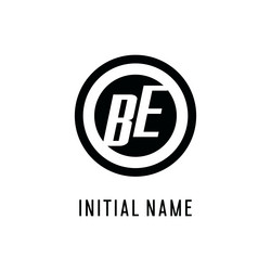 Initial kx logo concentric circle line clean and Vector Image