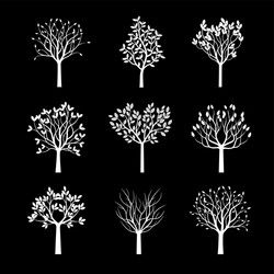 White Trees Vector Images (over 1.1 million)