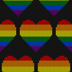 Abstract rainbow geometric seamless pattern Vector Image