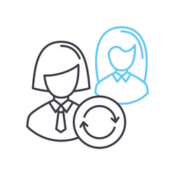 Employee Turnover Icon Vector Images (over 250)