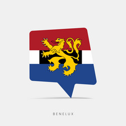 Flag of benelux Royalty Free Vector Image - VectorStock