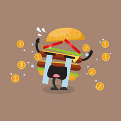 Crying Burger Vector Images (87)