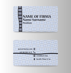 Visit card creative template Royalty Free Vector Image