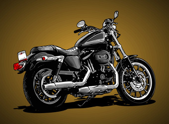 Cruiser Motorcycle Vector Images (over 790)