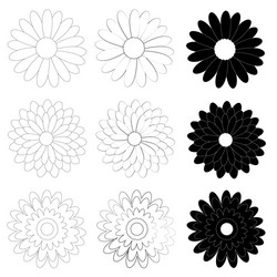 Free Black And White Daisy Clipart Images